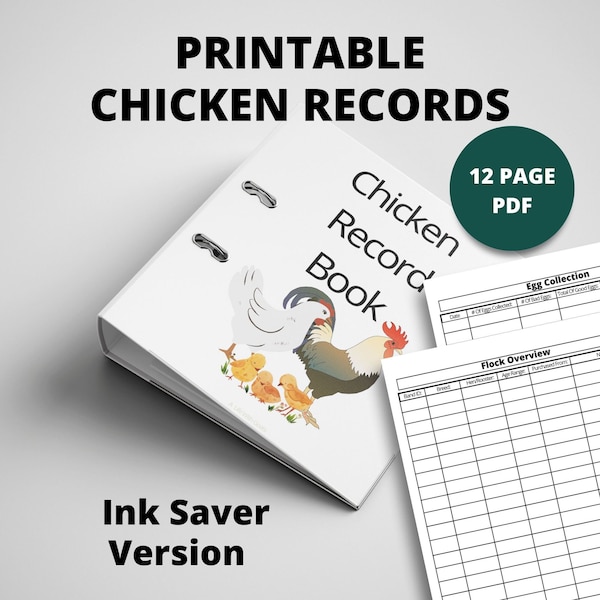 Chicken Tracker - Etsy