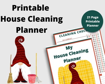 Printable Cleaning Schedule & Master House Cleaning List Package - Etsy ...
