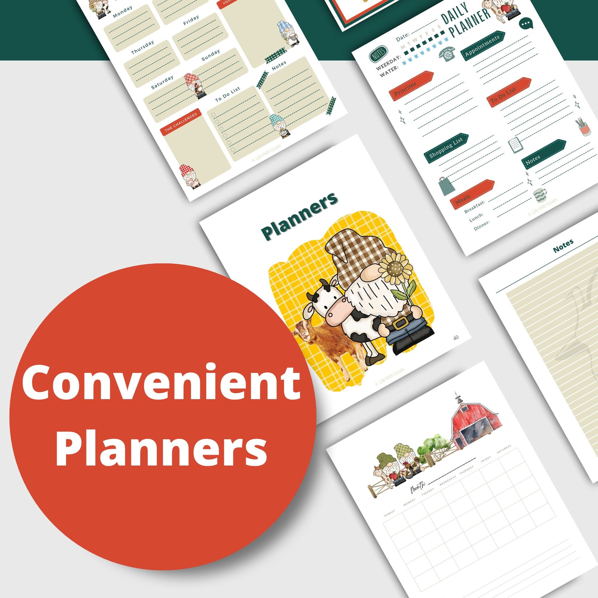 Printable Goat Management Binder | Instant Download | 8.5x11 PDF| Goat ...