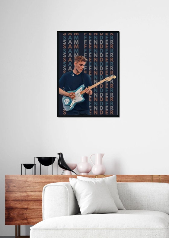 SAM FENDER Poster Original Artist Print Sam Fender - Etsy