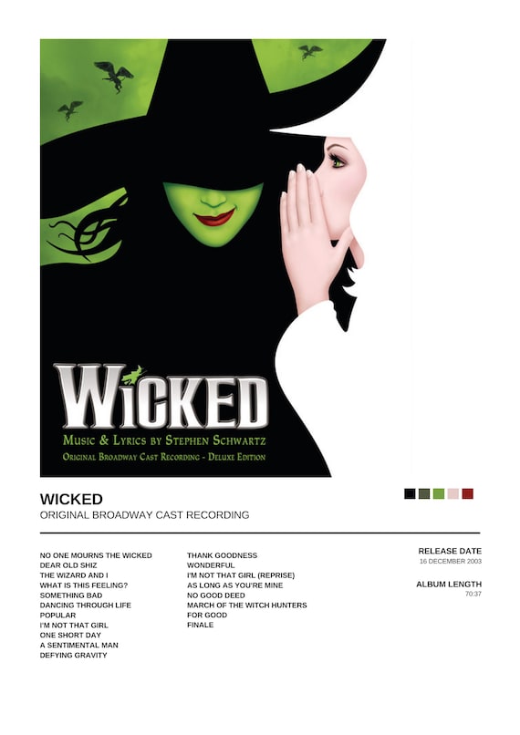 Wicked Original Broadway Cast Recording