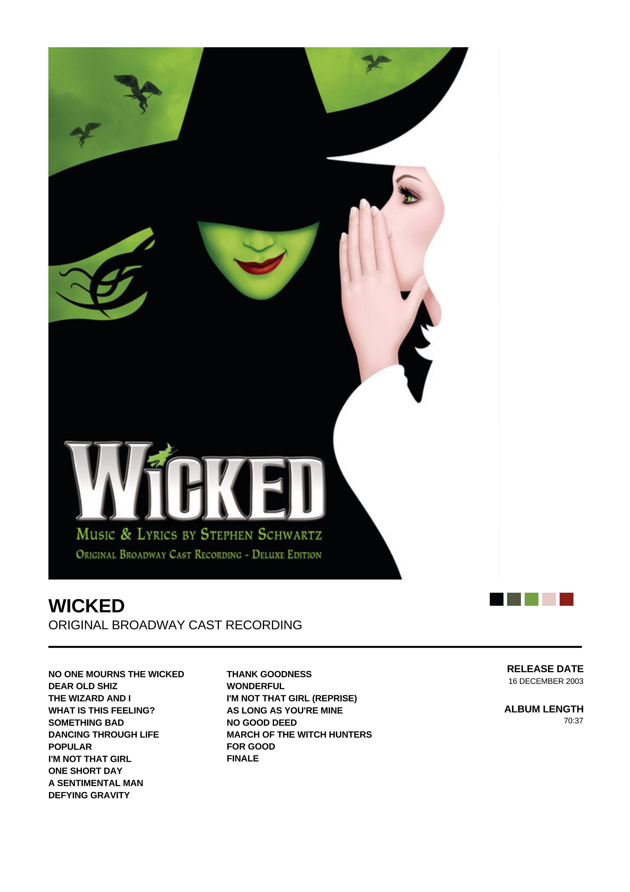 Wicked Original Broadway Cast