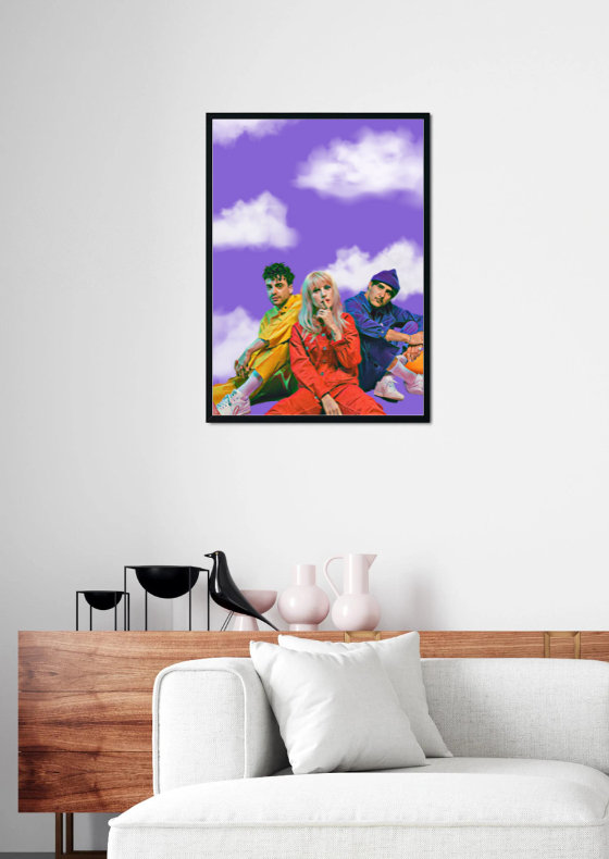 HARD TIMES Poster | Paramore Print | After Laughter Digital Printable ...