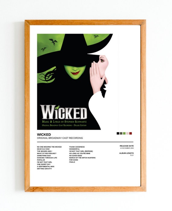 Wicked Printable Poster