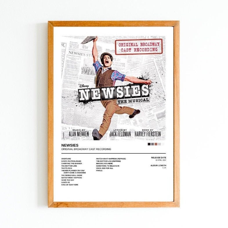 Newsies Broadway Poster