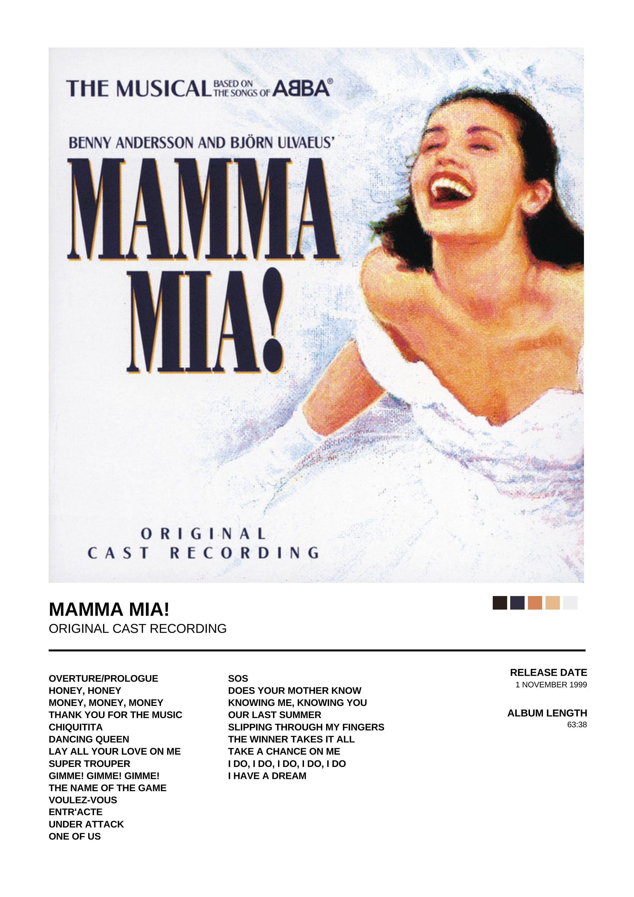 Mamma Mia Broadway Poster