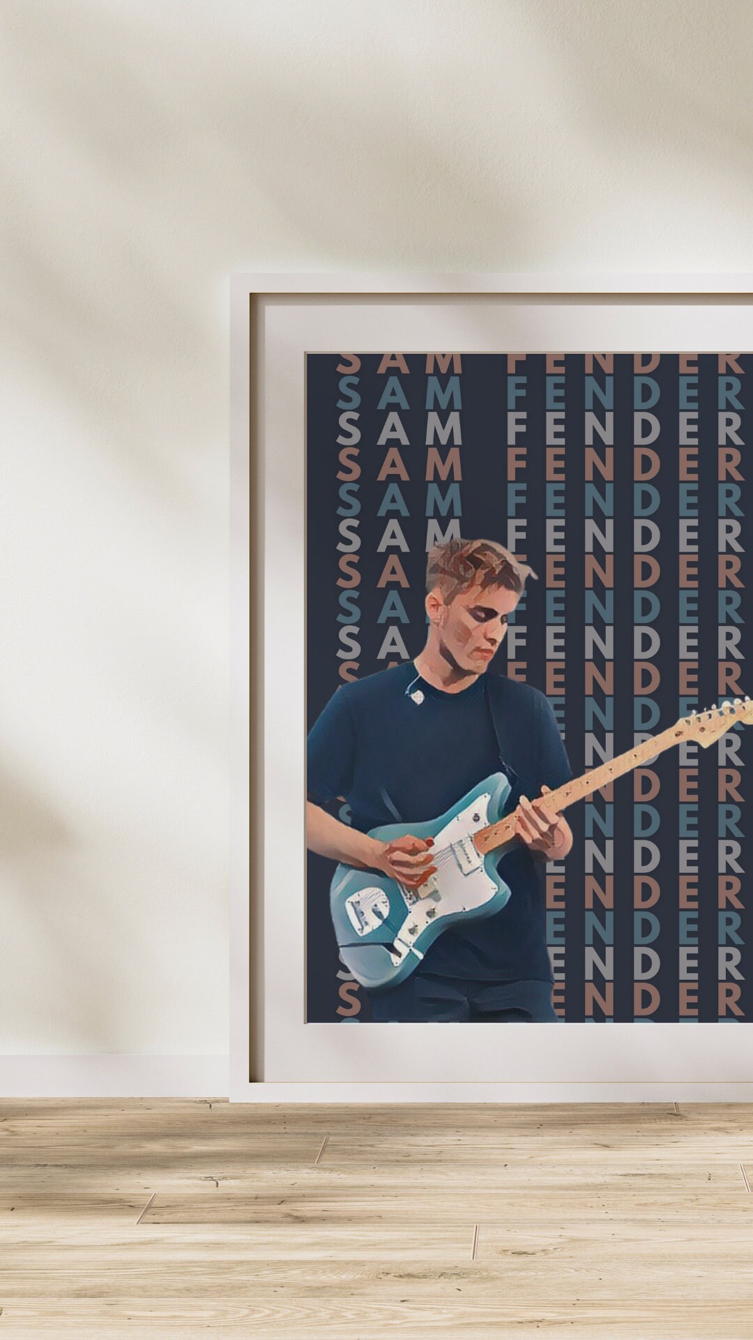 SAM FENDER Poster Original Artist Print Sam Fender - Etsy