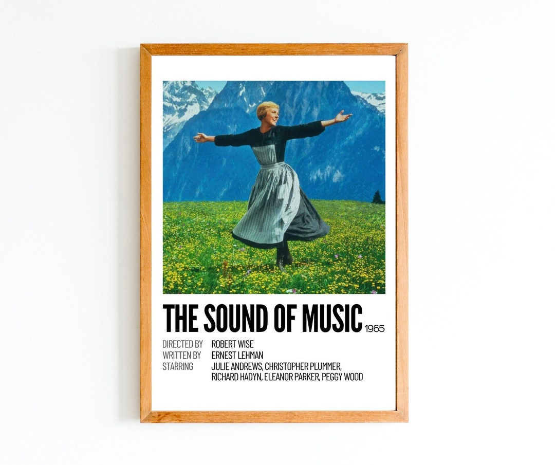 The Sound of Music 1965 Movie Poster Minimalist Poster - Etsy