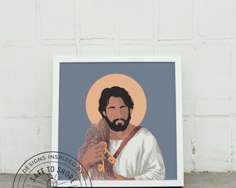 St. Peter the Apostle Custom Digital Oil Painting DIGITAL DOWNLOAD - Etsy