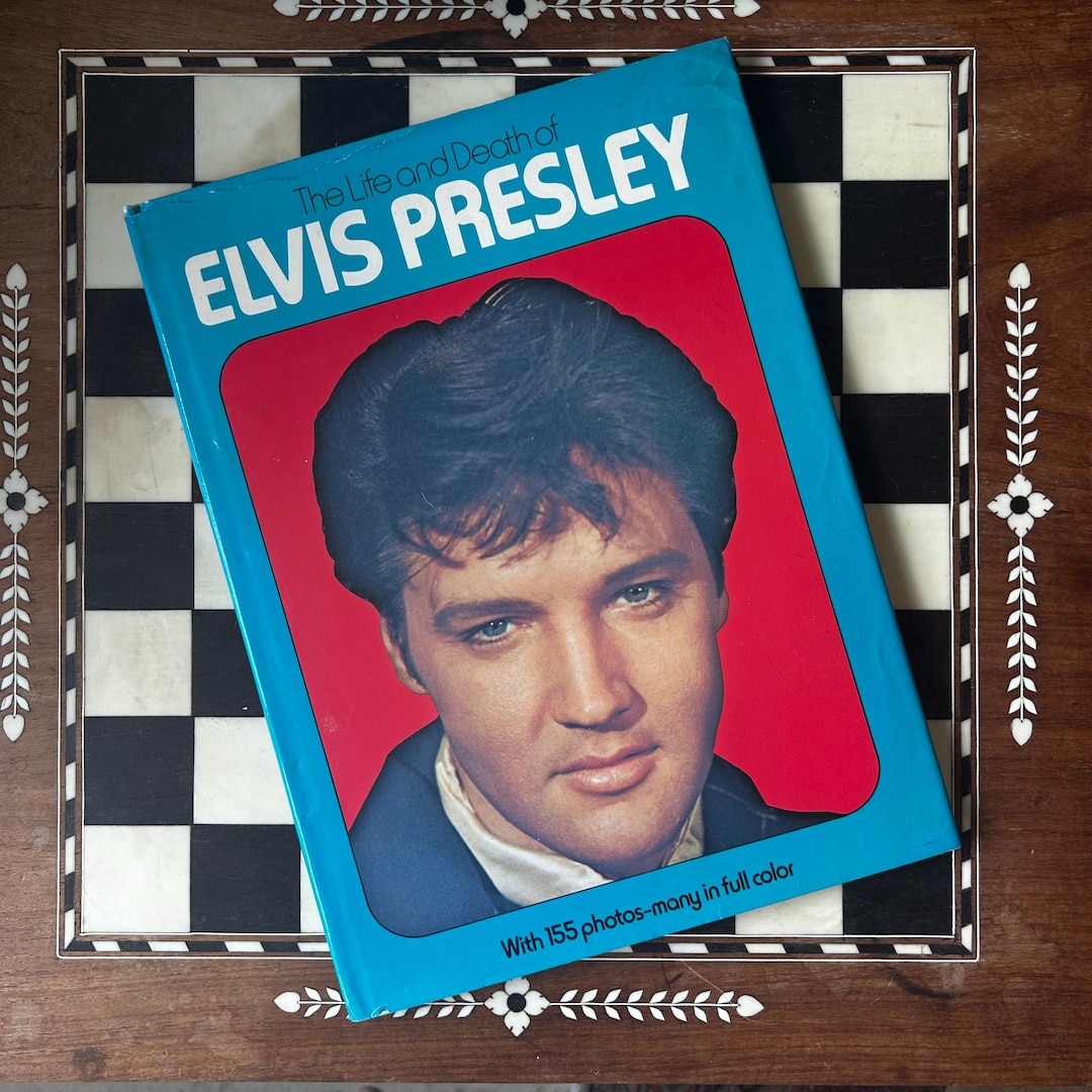 Vintage Elvis Presley Picture Book - "the Life and Death of Elvis ...