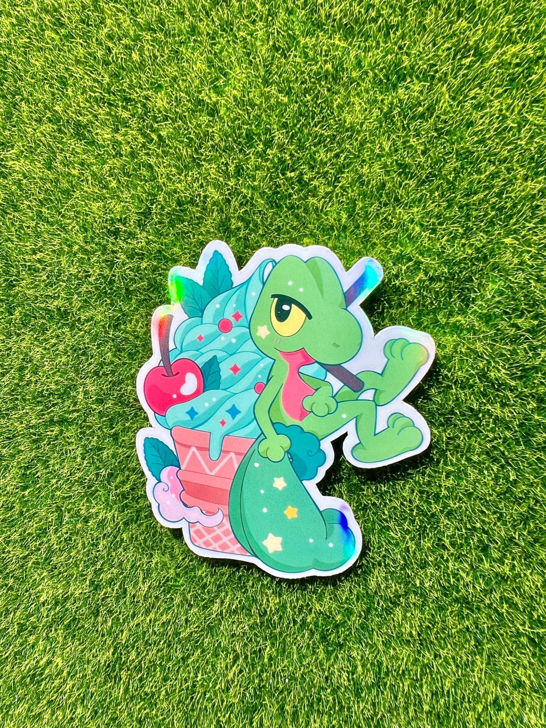 Poke Lizard Sticker - Etsy