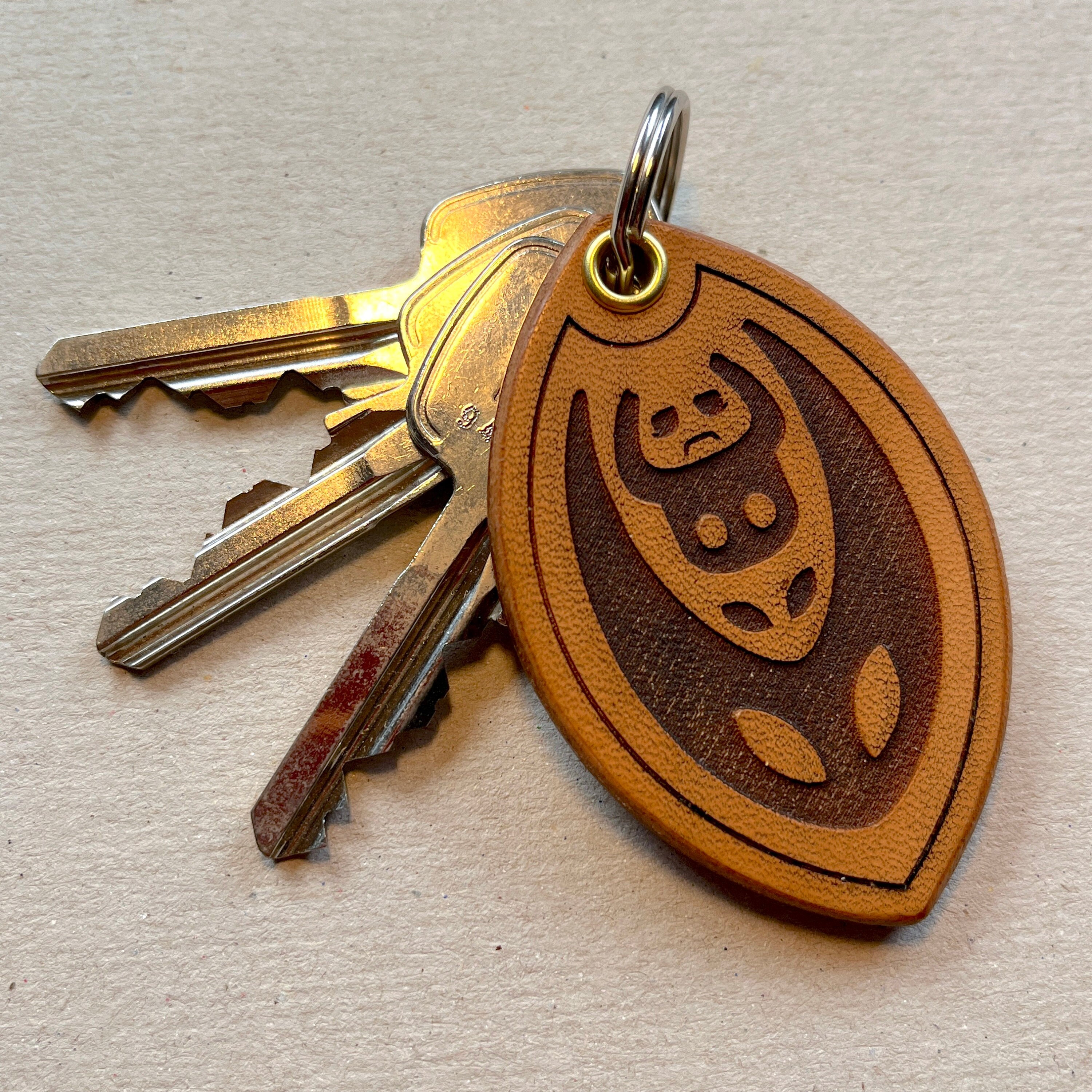 Hollow Knight Leather Keychain 'masks' Laser Engraved With Eyelet and ...