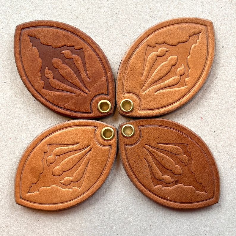 Hollow Knight Leather Keychain "king's Brand" - Embossed - With Eyelet ...