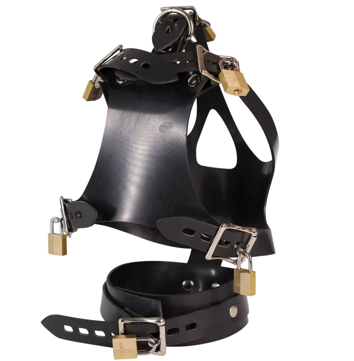 Heavy Rubber Locking Silencing Muzzle - Etsy