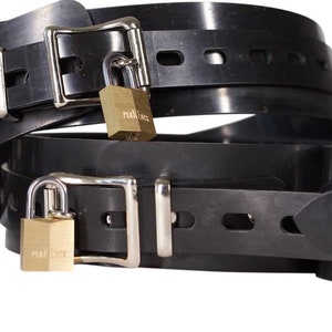 Heavy Rubber Thigh-to-wrist Restraints 2pcs - Etsy