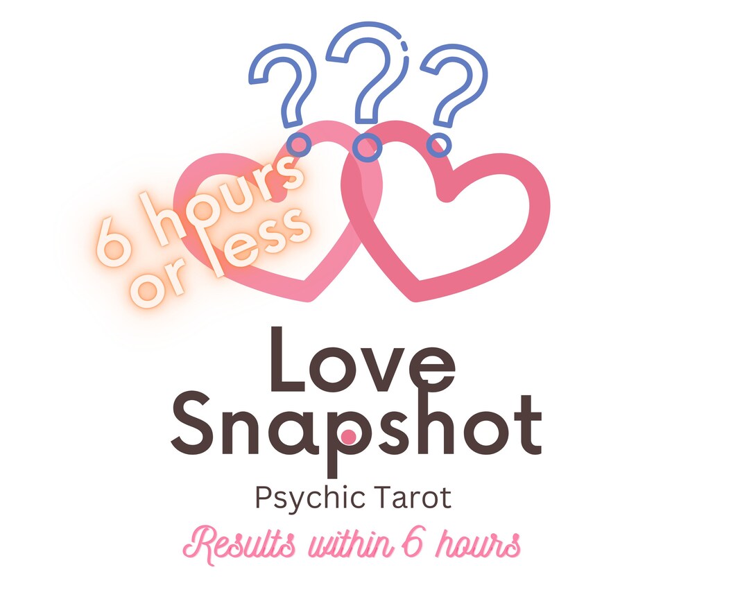 Tarot Love Reading Psychic Reading Love Clairvoyant Reading Etsy Uk
