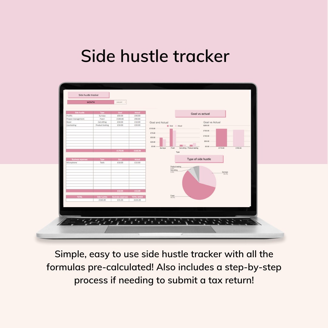 Side Hustle Tracker - Etsy