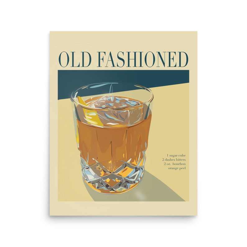 OLD FASHIONED Art Print - Etsy