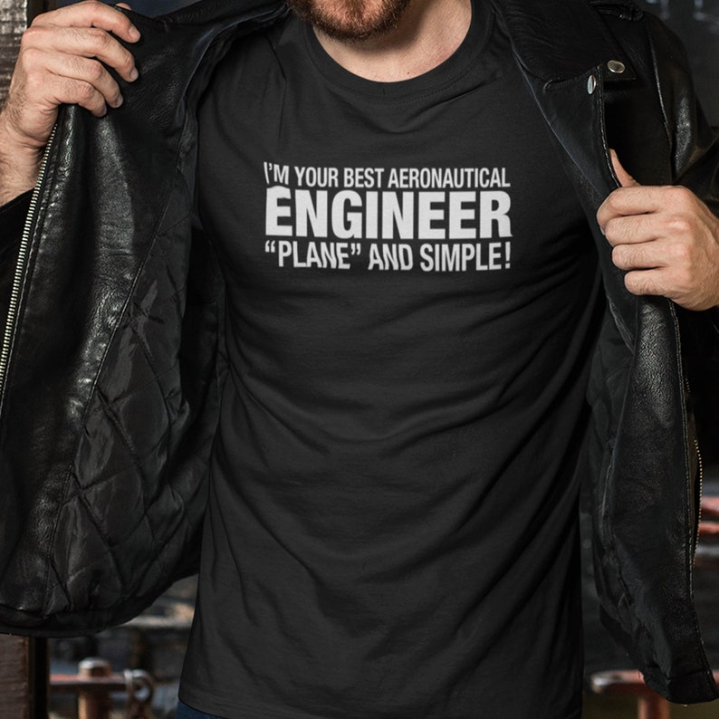 Funny Engineer T-shirt "plane" and Simple, Graduation Gift, Teacher ...