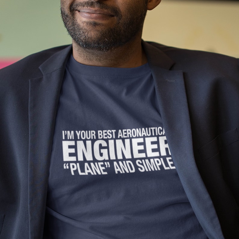 Funny Engineer T-shirt "plane" and Simple, Graduation Gift, Teacher ...