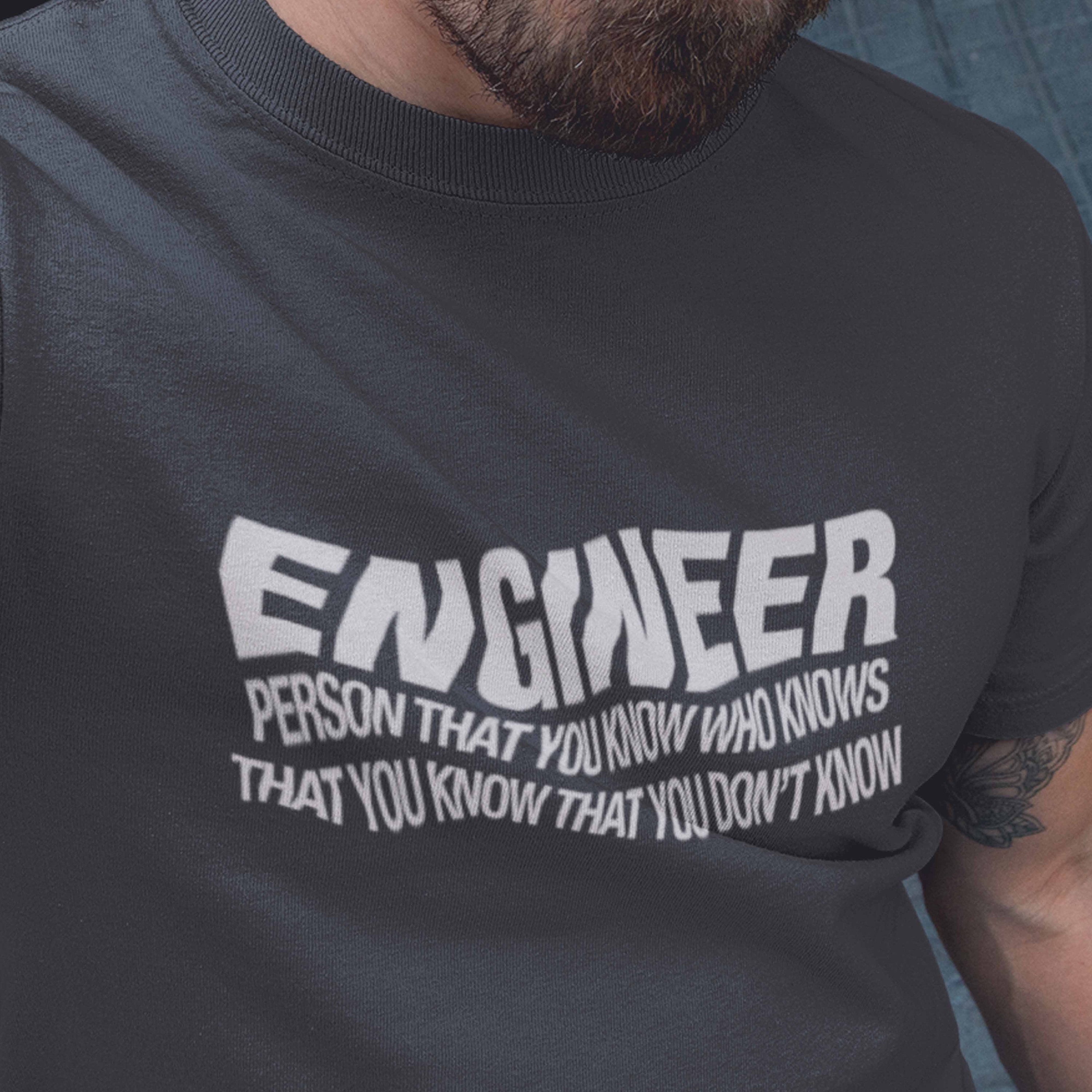 T-shirt Engineer I Know You Know, Graduation Gift, Engineer Definition ...