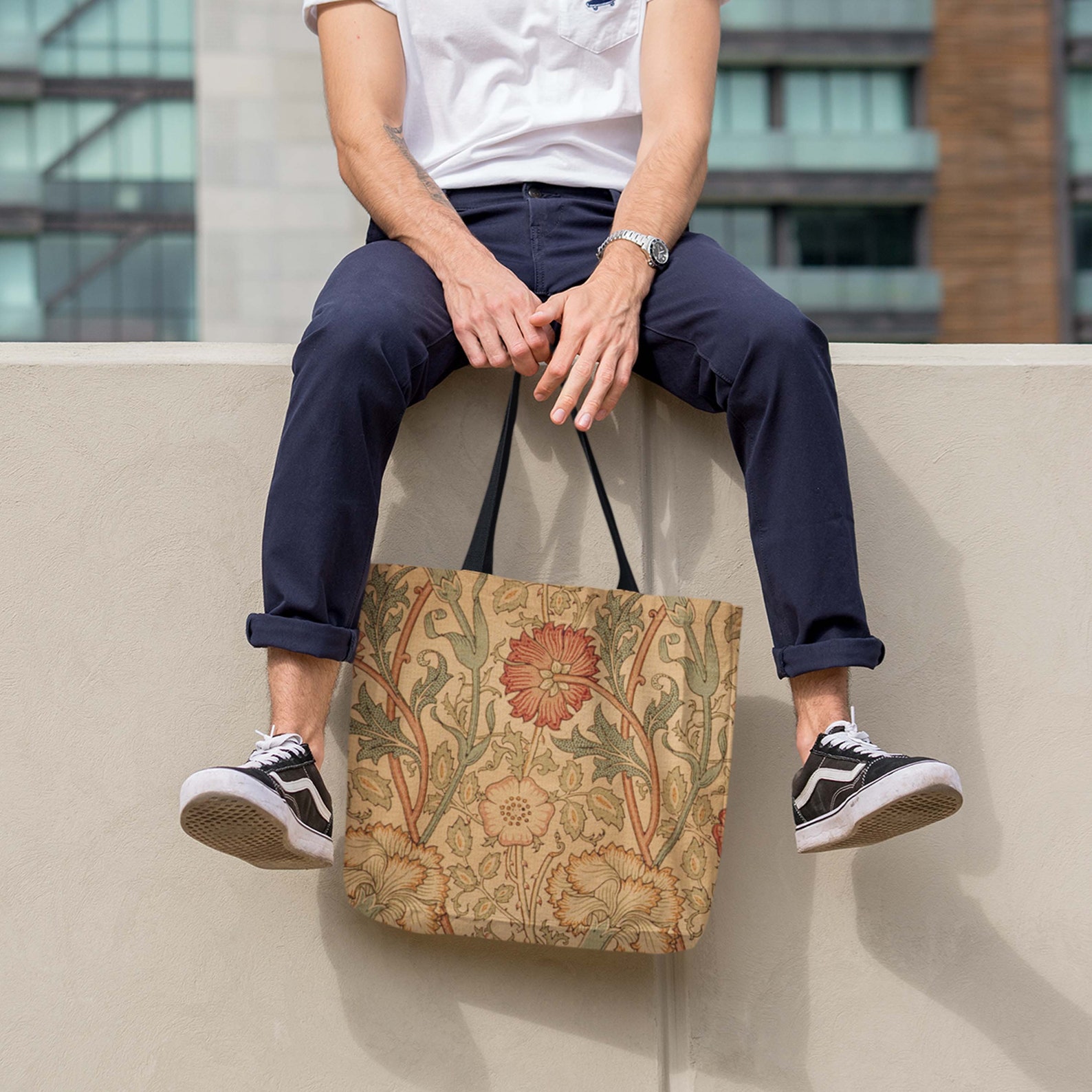 Tote Bag Vintage William Morris Designer, Tapestries and Wallpapers ...