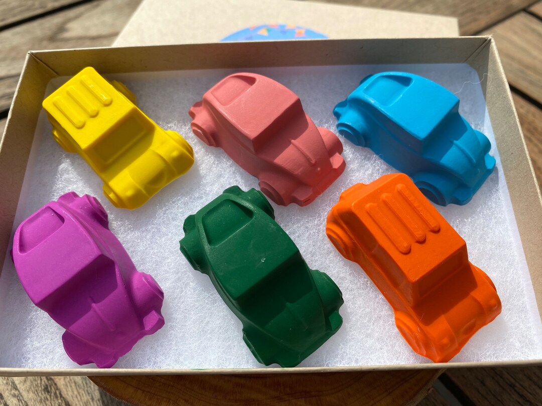 Car Shaped Crayons Transport Crayons Childrens Birthday - Etsy