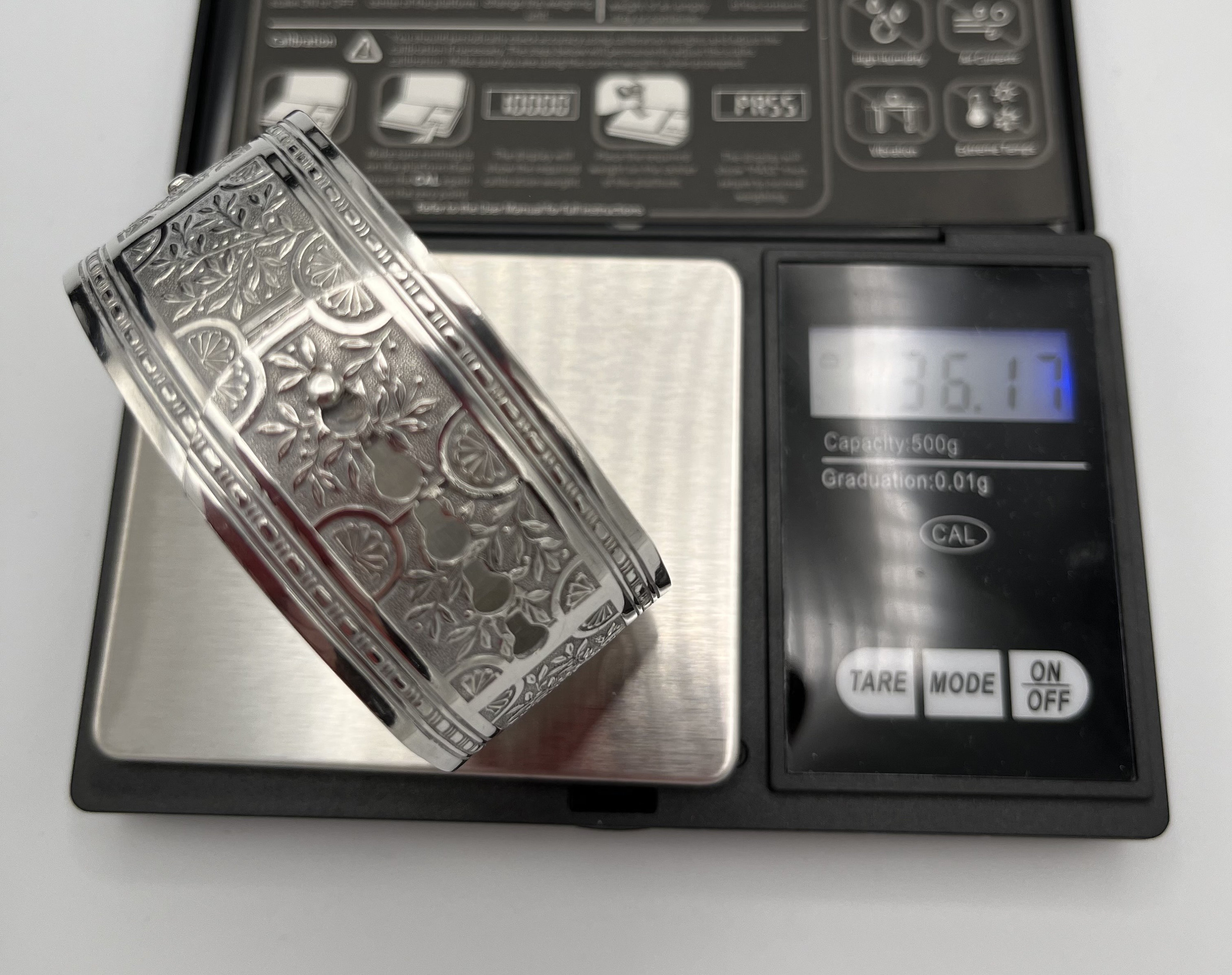 Antique Rare HENRY GRIFFITHS & SONS Circa 1898 Silver Buckle Bangle ...