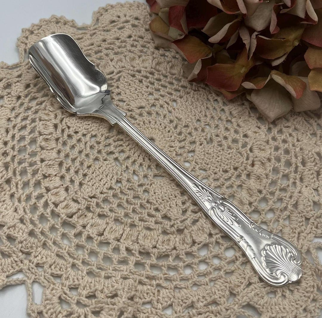 Vintage Silver Plated STILTON SCOOP Kings Pattern, Made in Sheffield ...