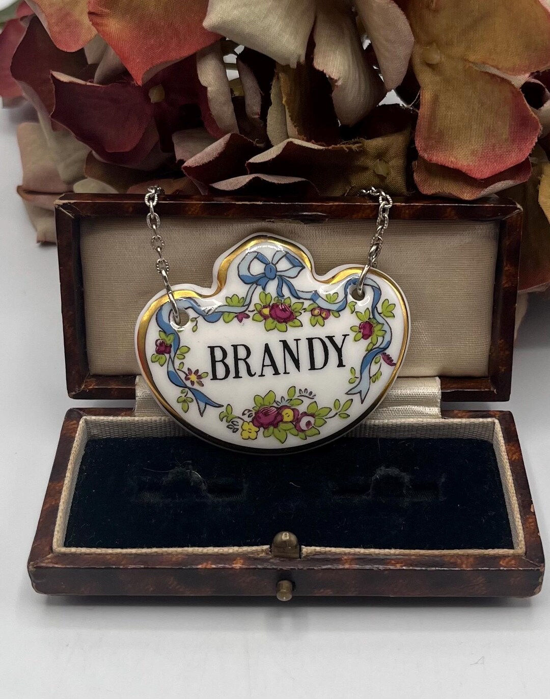 Vintage Coalport Brandy Decanter Label – Bone China – Made in England ...