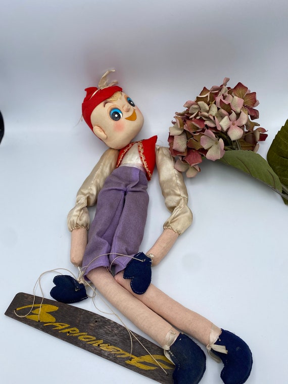 Vintage Very Old Marionette Puppet String Puppet - Etsy