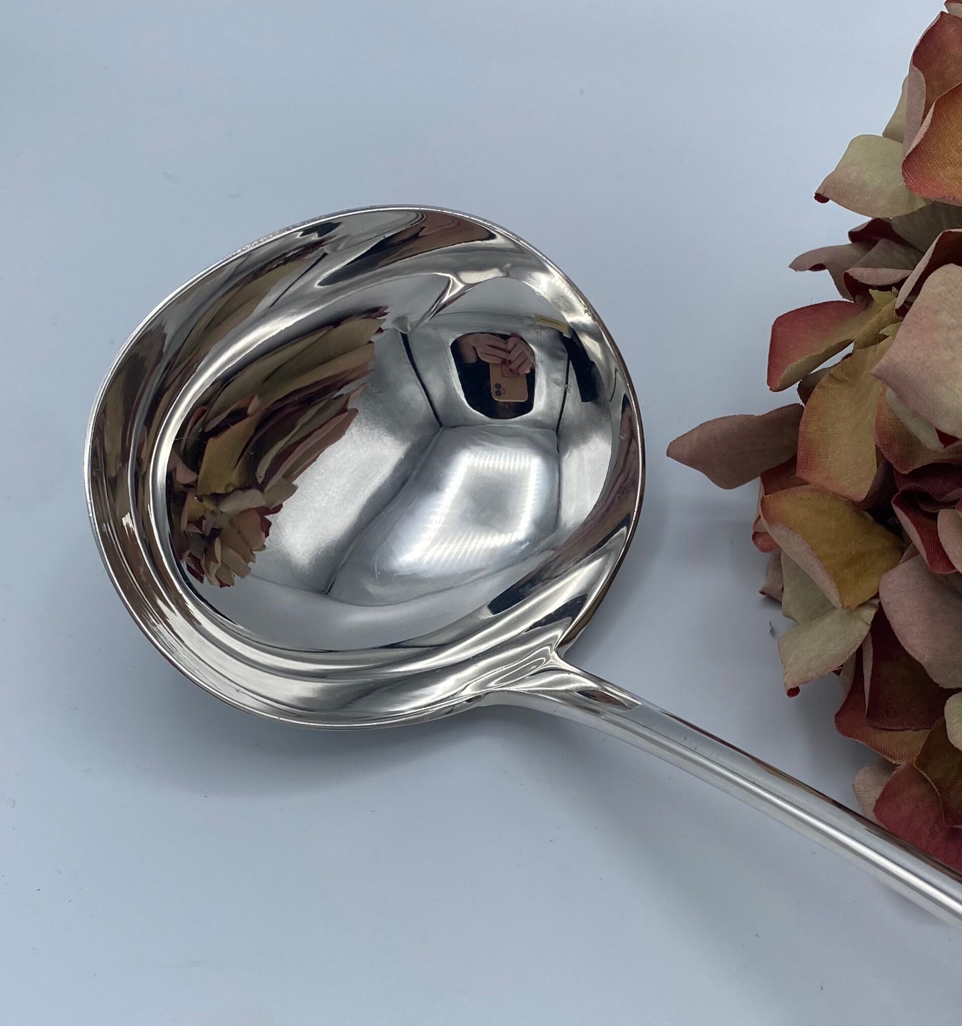 Vintage A1 Standard Silver Plated LARGE Soup/punch Ladle Elegant Serving Spoon Marked EP H & HA ...