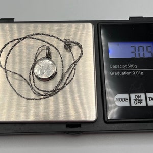 RARE georg Jenson COLLECTABLE Solid Silver Delicate Round Single Flower ...