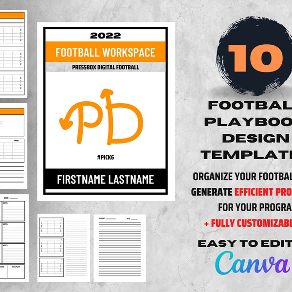 Football Playbook Png - Etsy
