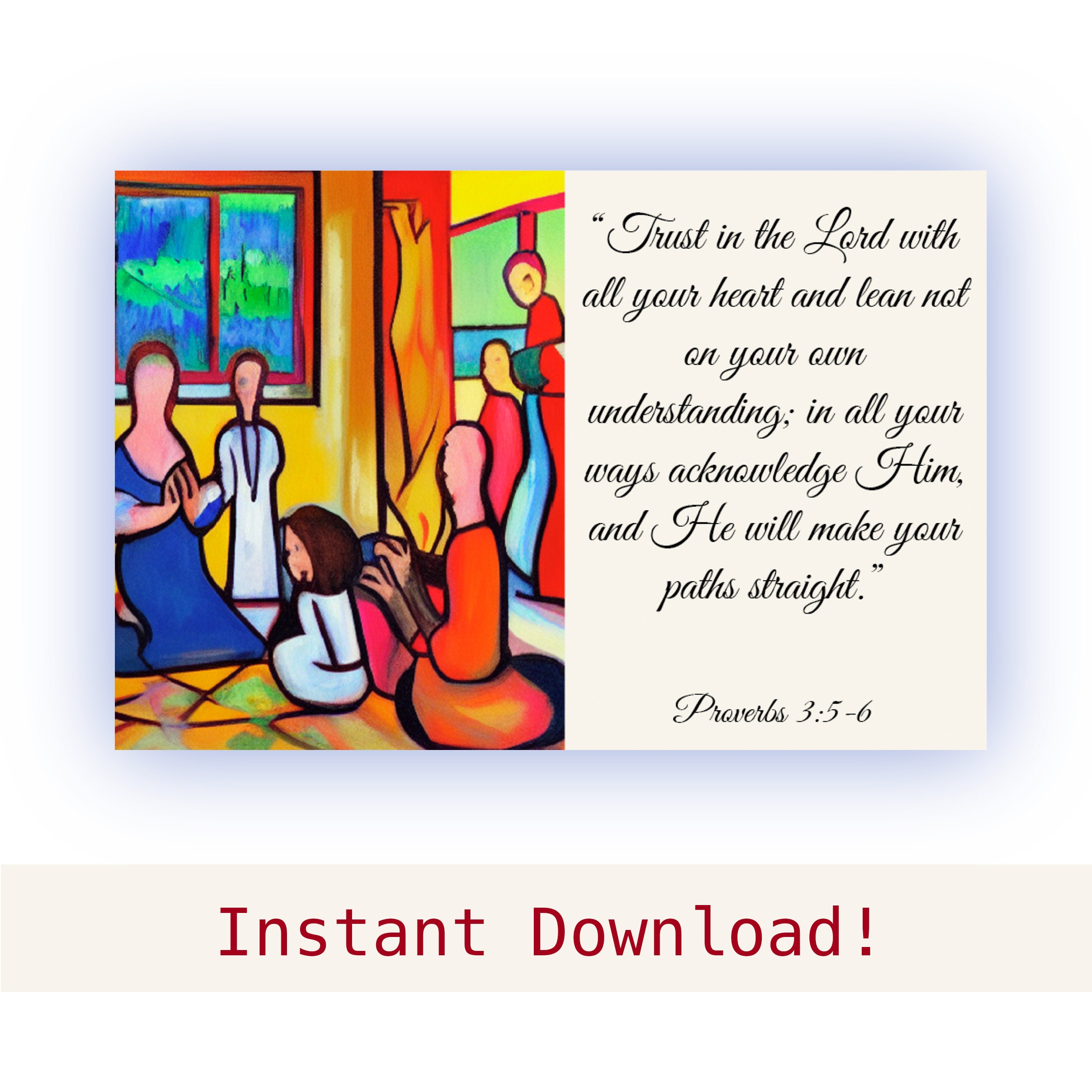 Set of 8 Printable Bible Verses Instant Download 4x6 Cards Bible Book ...
