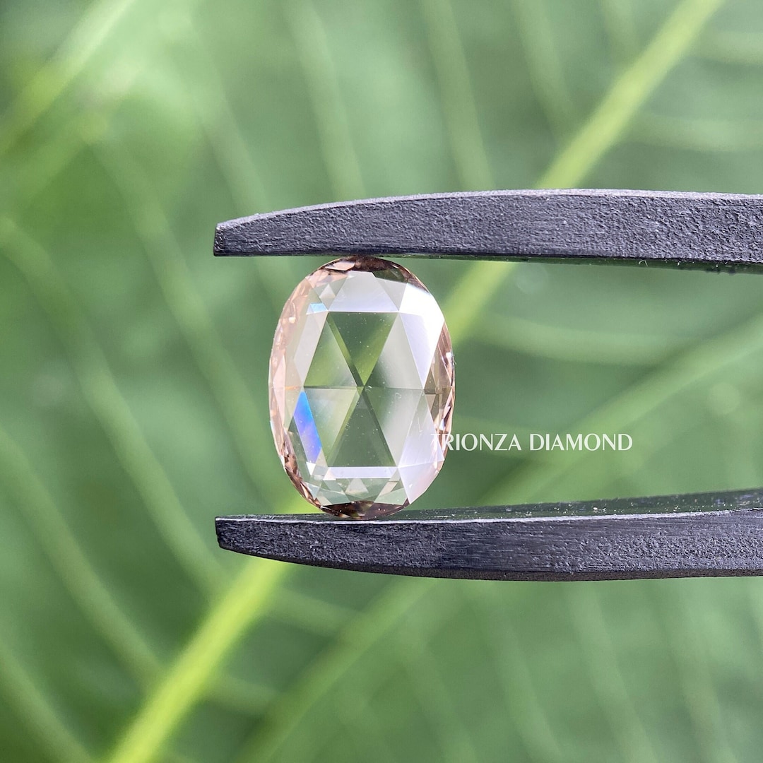 2.00 CT Oval Rose Cut Diamond, Lab Grown Diamond, Loose Diamond for ...