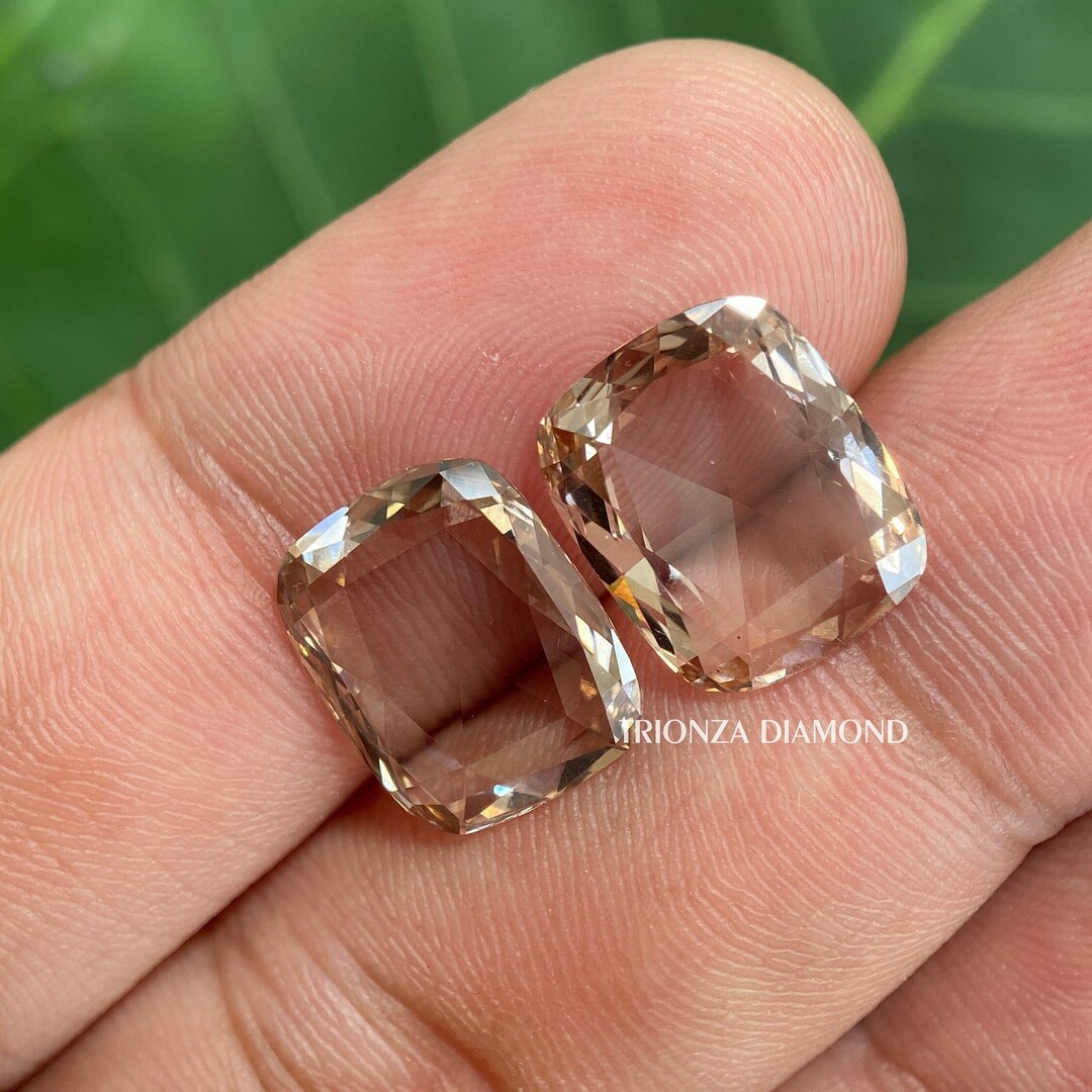 4.40 TCW Cushion Rose Cut Diamond, Lab Grown Diamond, Loose Diamond for ...