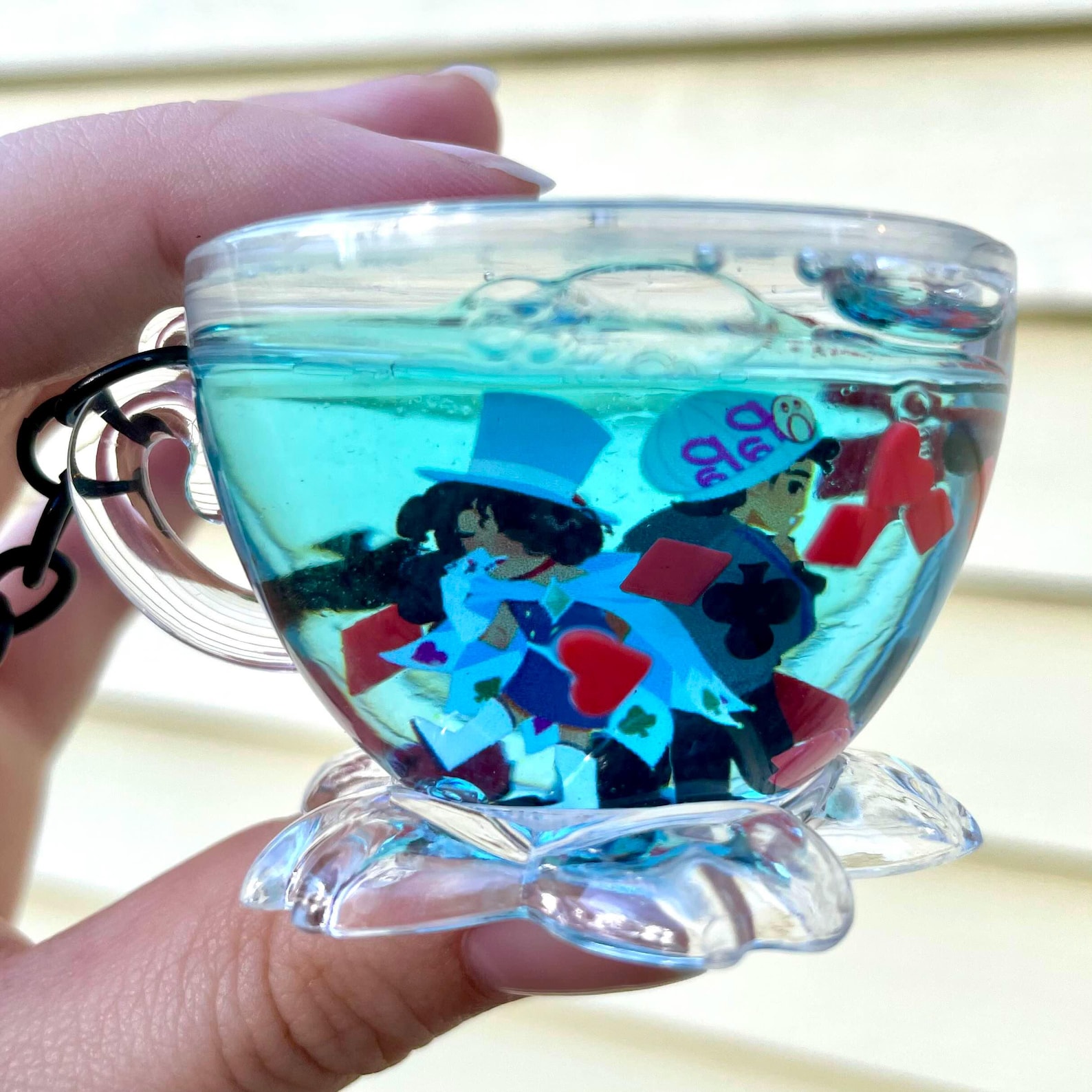 The Right Teacup // Liquid Acrylic Teacup Charm - Etsy