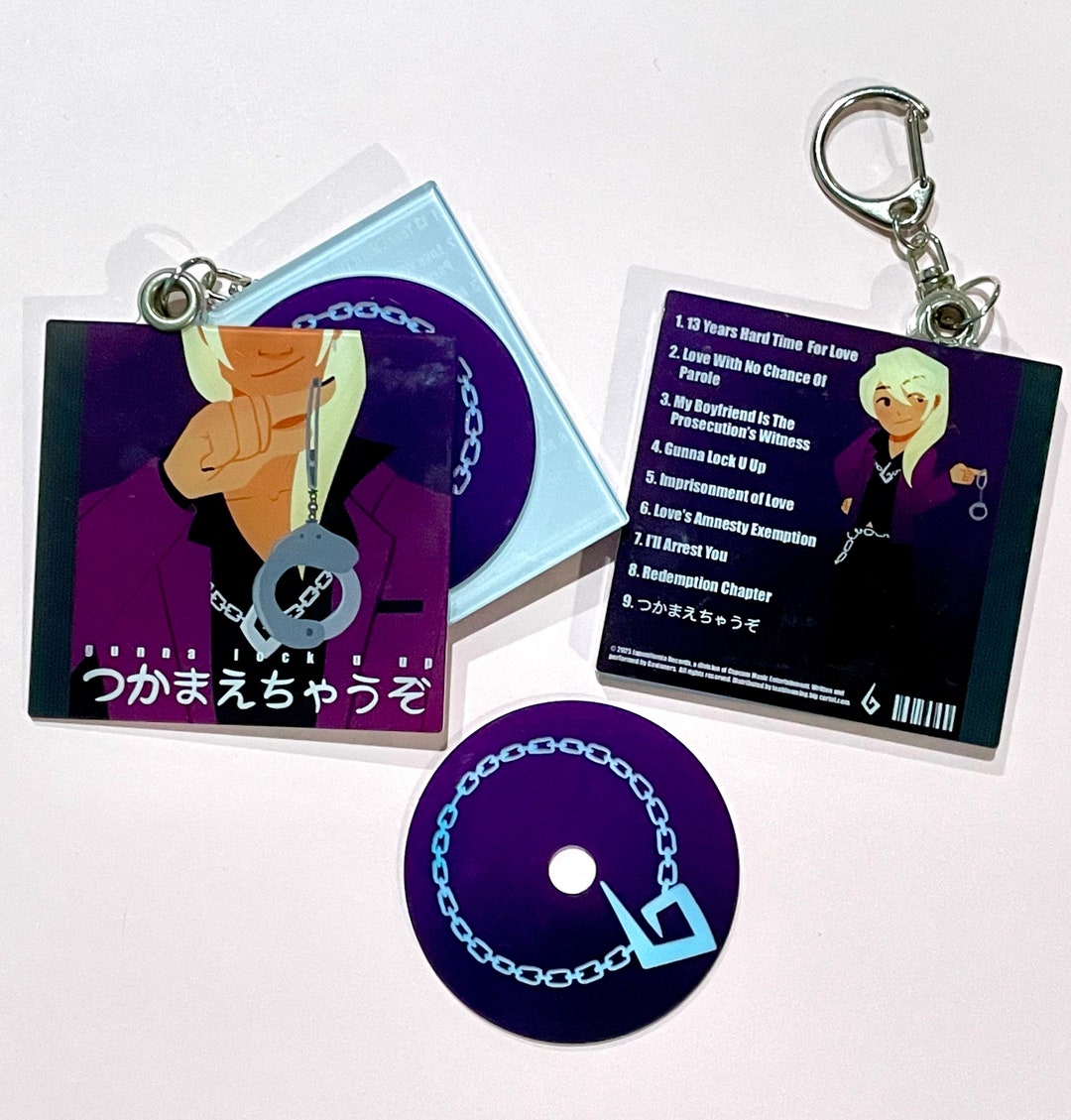 Gavinners Acrylic Cd Charm - Etsy