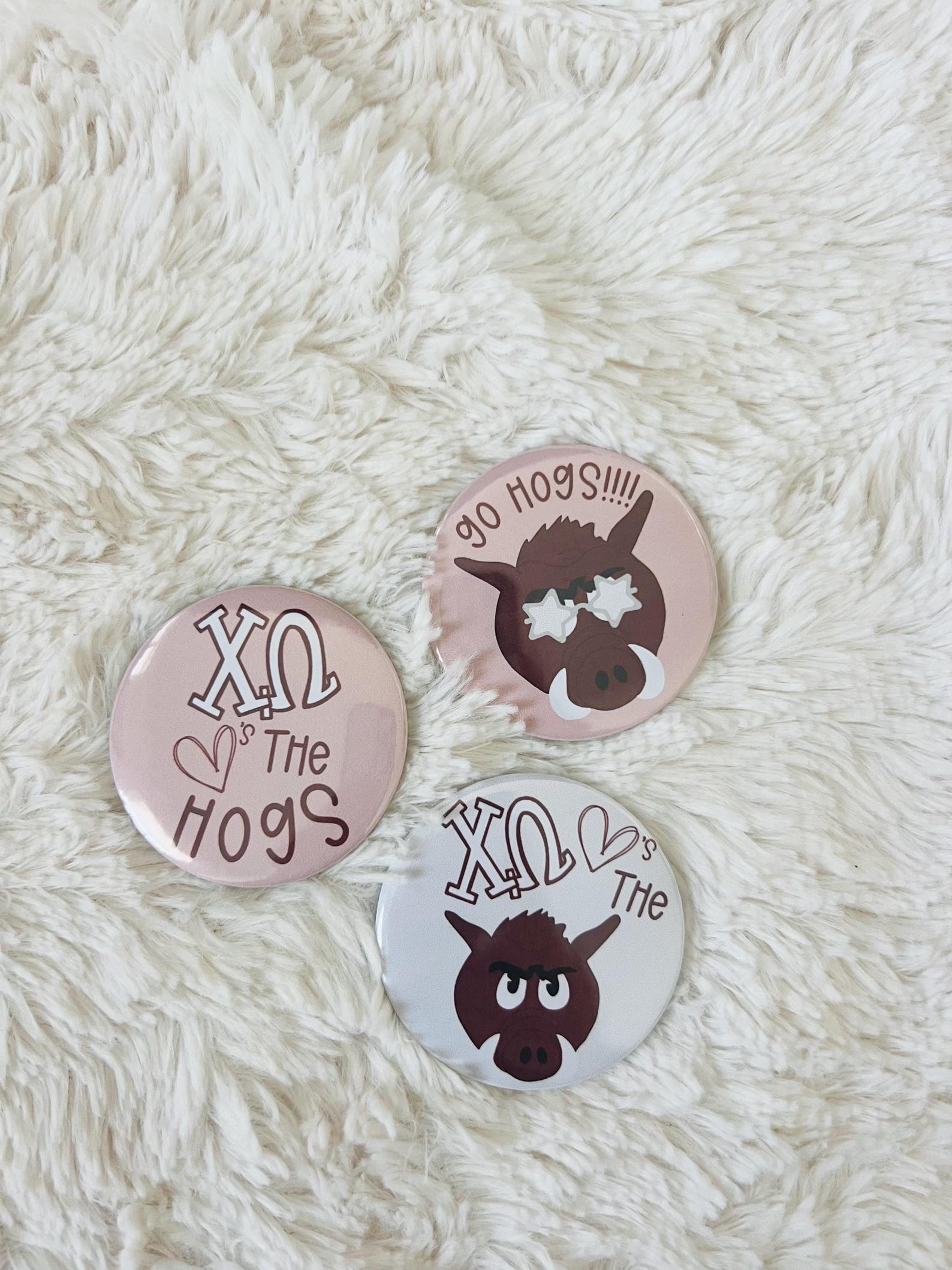 Arkansas Gameday Buttons - Etsy
