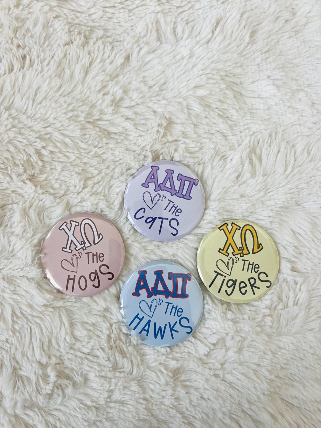 Custom Sorority Gameday Buttons - Etsy