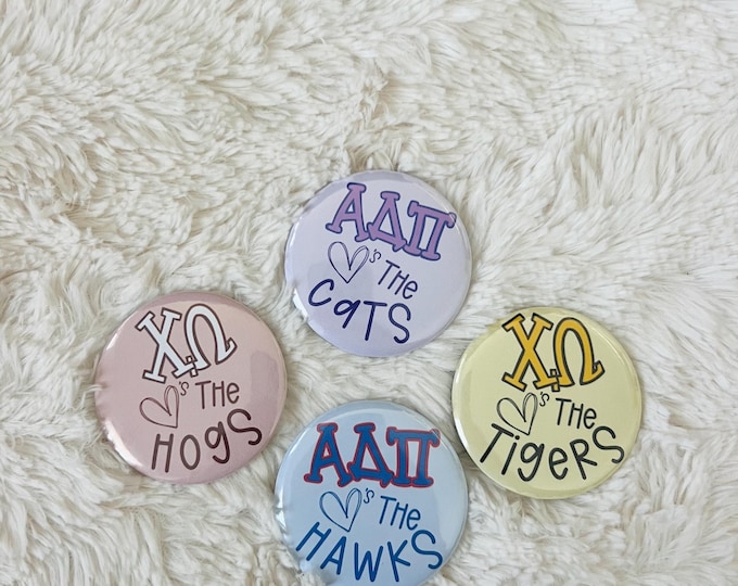 Custom Sorority Gameday Buttons - Etsy