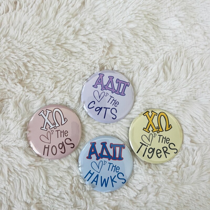 Sorority Buttons - Etsy