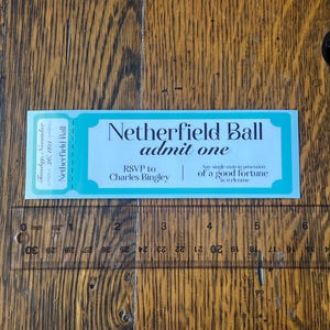 Pride and Prejudice Netherfield Ball Glossy Bookmarks (jane Austen) - Etsy