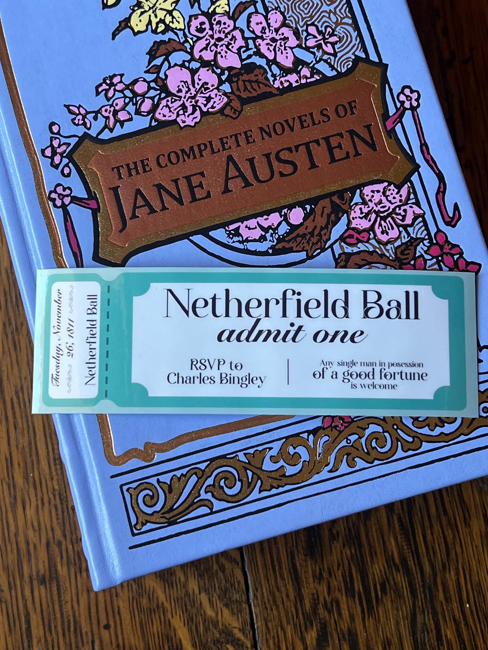 Pride and Prejudice Netherfield Ball Glossy Bookmarks (jane Austen) - Etsy