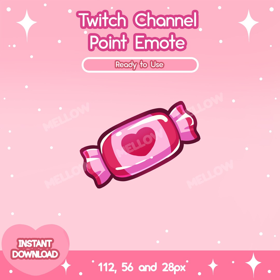 Candy Channel Point for Twitch, Cute Redeem Rewards, Icon for Stream ...