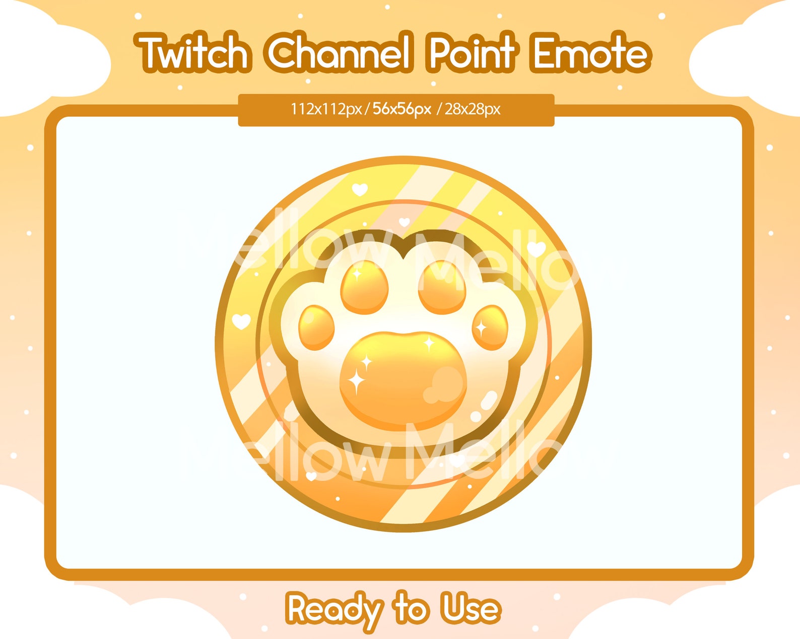 Paw Coin Twitch Channel Point Emote (digital Download) - Etsy