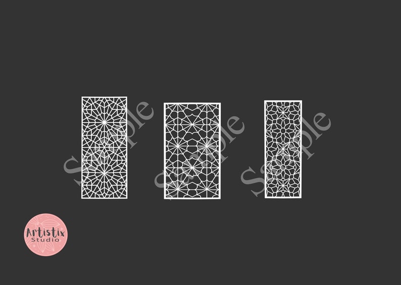 Panel Collection, Decorative Panel SVG for Cricut Silhouette Files ...
