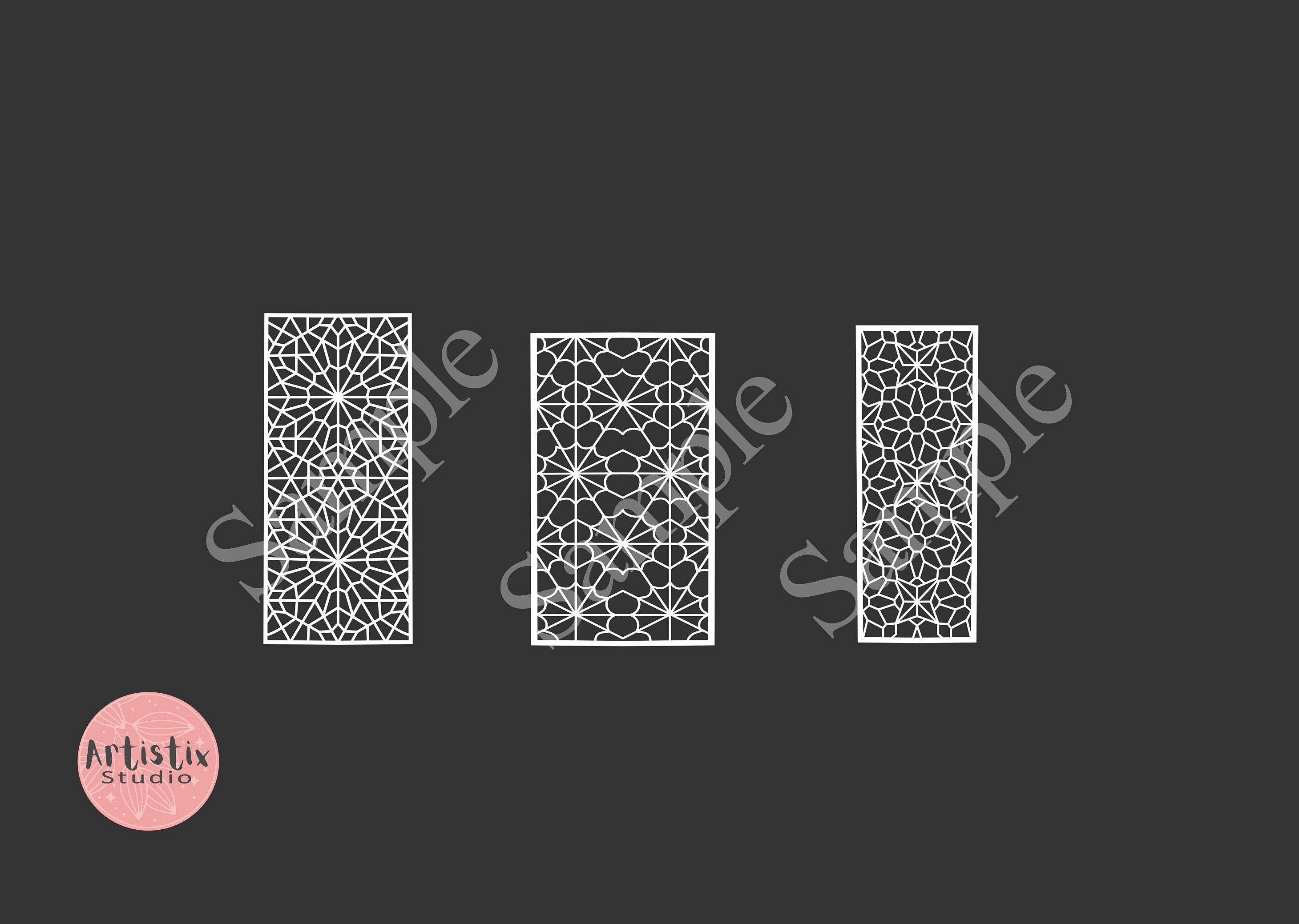 Panel Collection, Decorative Panel SVG for Cricut Silhouette Files ...