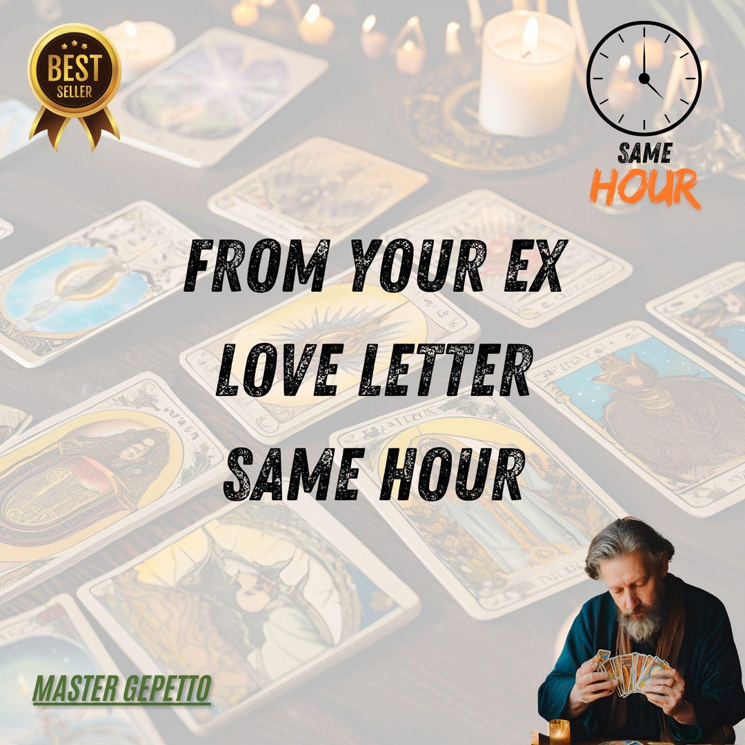 Love Letter From Ex Tarot Reading: Personalized Psychic Insights - Etsy